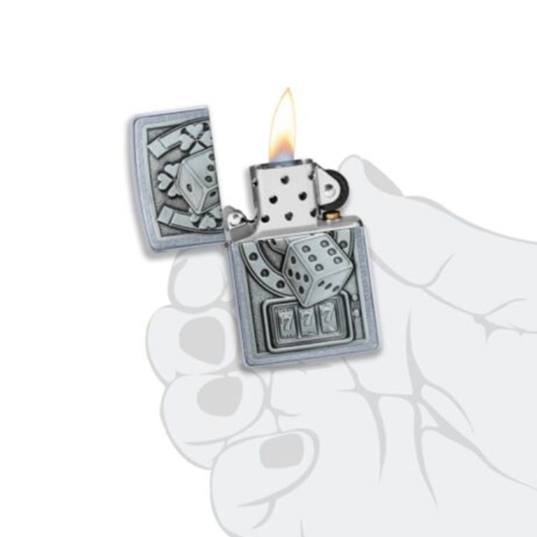 فندک زیپو مدل Lucky 7 Emblem Design کد 49294 - لایترلند