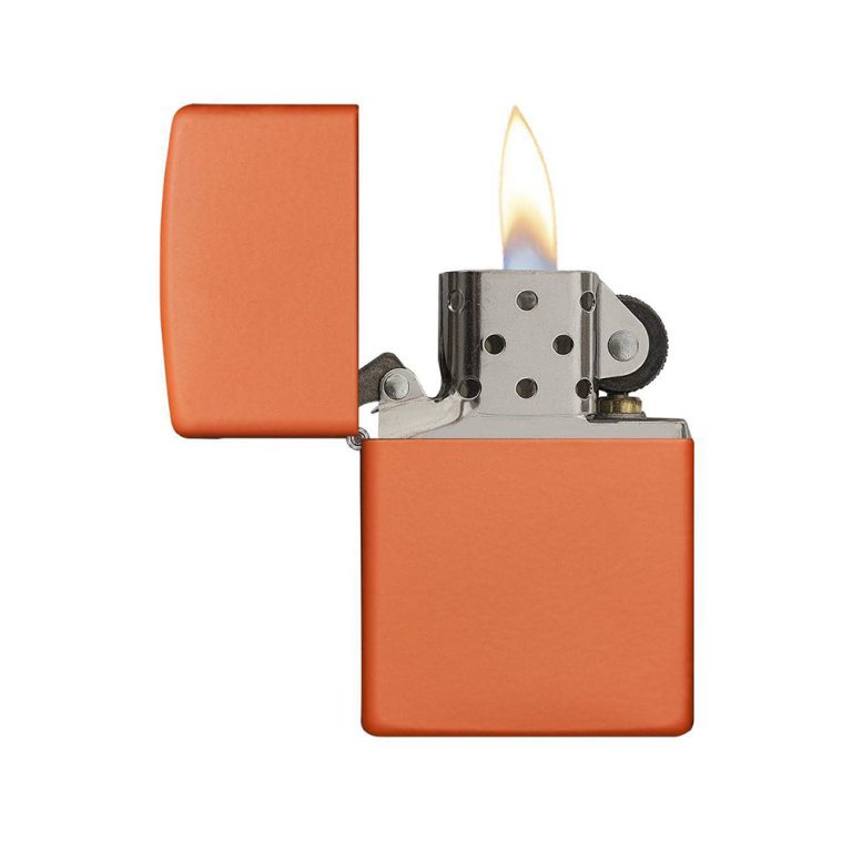 فندک زیپو مدل Classic Orange Matte کد 231 - لایترلند