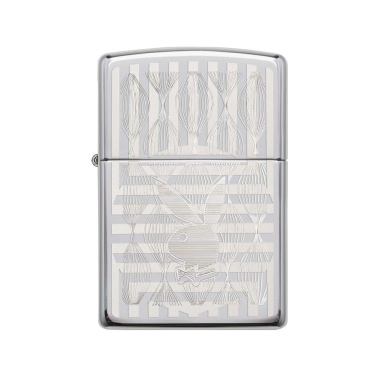 فندک زیپو مدل Playboy Bunny Logo High Polish Chrome کد 29509 - لایترلند